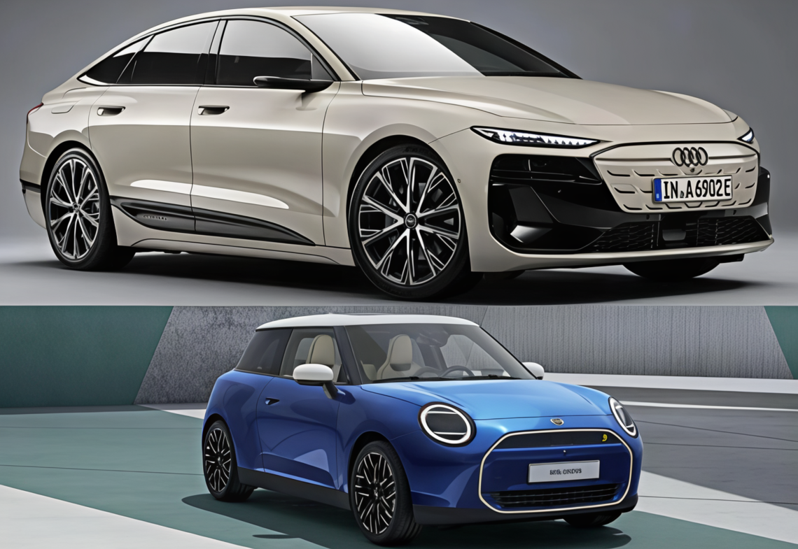 أداء ميني MINI Cooper E و أودي Audi A6 e-tron في اختبارات التصادم ..حجم ...